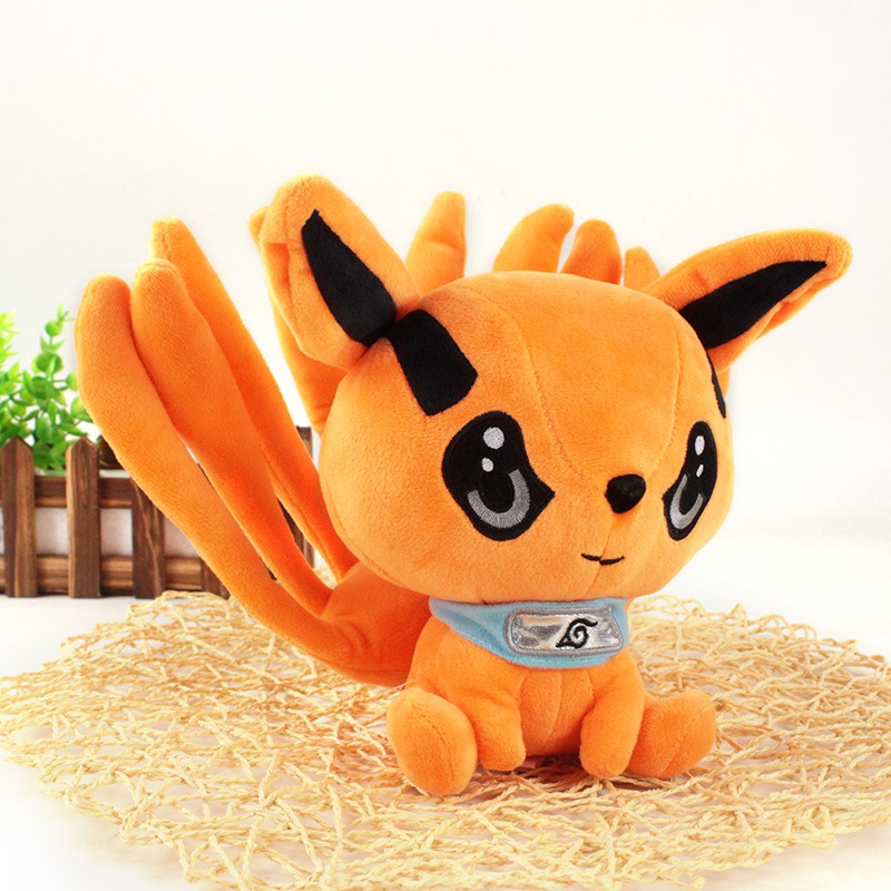 Anime Naruto Shippuden Plush Toys Doll Cute Uzumaki Naruto Kurama Nine ...