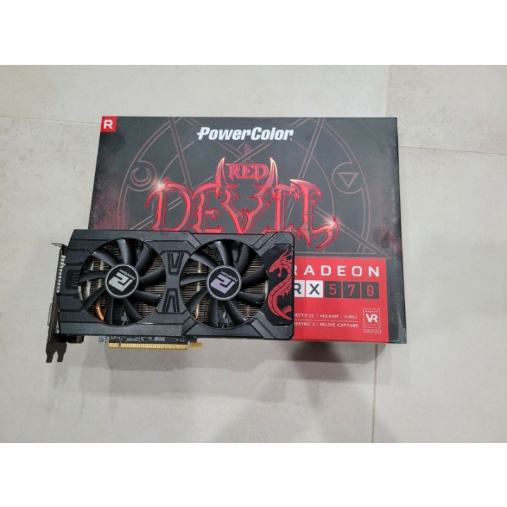 PowerColor RX 570 4GB Red Dragon Radeon Graphics Card | Shopee Thailand