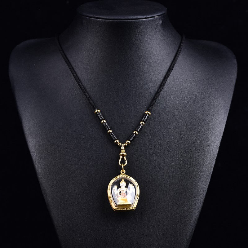 Thai Amulet Chain All-Match Coconut Shell Buddha Brand Pendant Rope ...