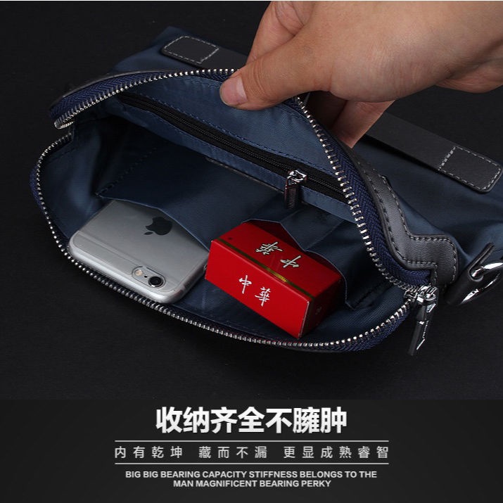 ﹍Magnefi Men s Handbag Waterproof Oxford Cloth Clutch Business Casual ...