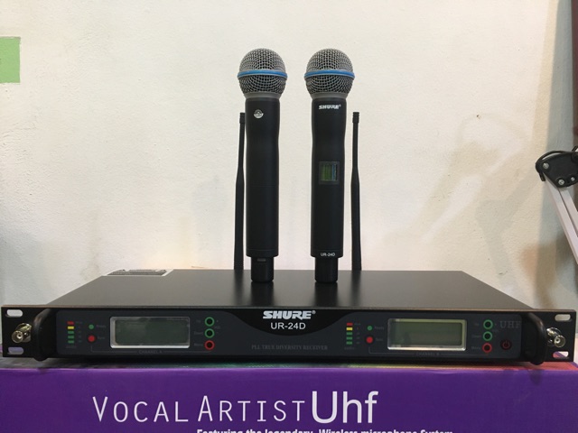 ไมค์ลอยคู่ UR24D mini สัญญาณไกล เสียงดีมาก - phoosa - ThaiPick