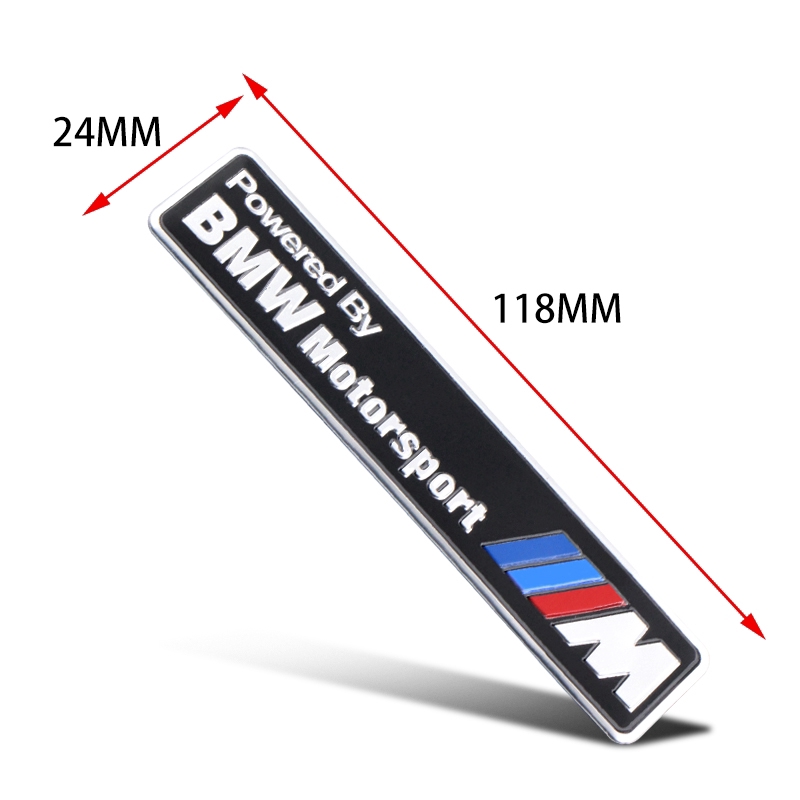 1pcs Motorsport Badge Labeling Car Body Metal Sticker for BMW M 1 3 4 5 ...