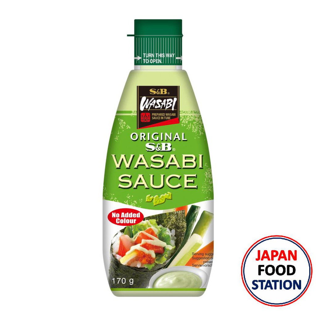 S&B WASABI SAUCE 170G (11465) ซอสวาซาบิ วาซาบิดิป JAPANESE SAUCE ...