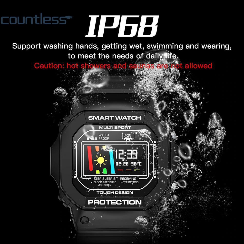 COU 696 x 12 นาฬิกาข้อมืออัจฉริยะ IP 68 Heart Rate Monitor Pedometer ...