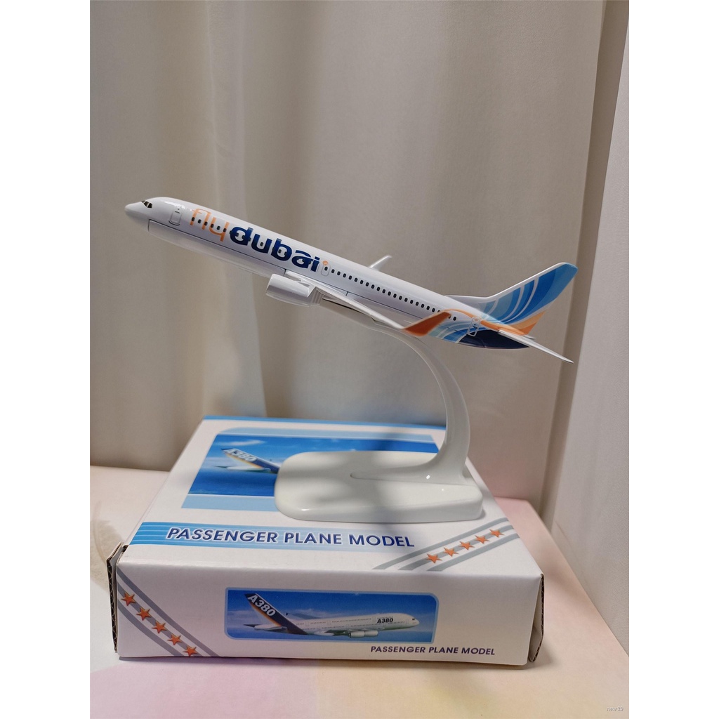 ของสะสม 16cm Alloy Metal Air Fly Dubai Airlines B737 Diecast Airplane ...