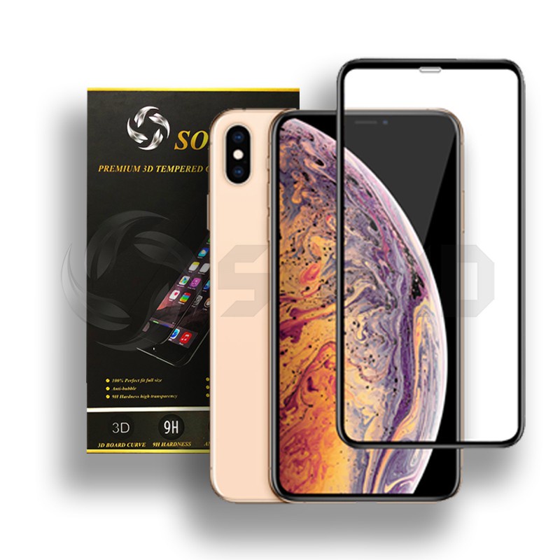 ฟิลม์กระจกนิรภัย 3D For IPhone XSXS MAX ฟิลม์กระจกกันรอย ฟิลม์เต็มจอ ...