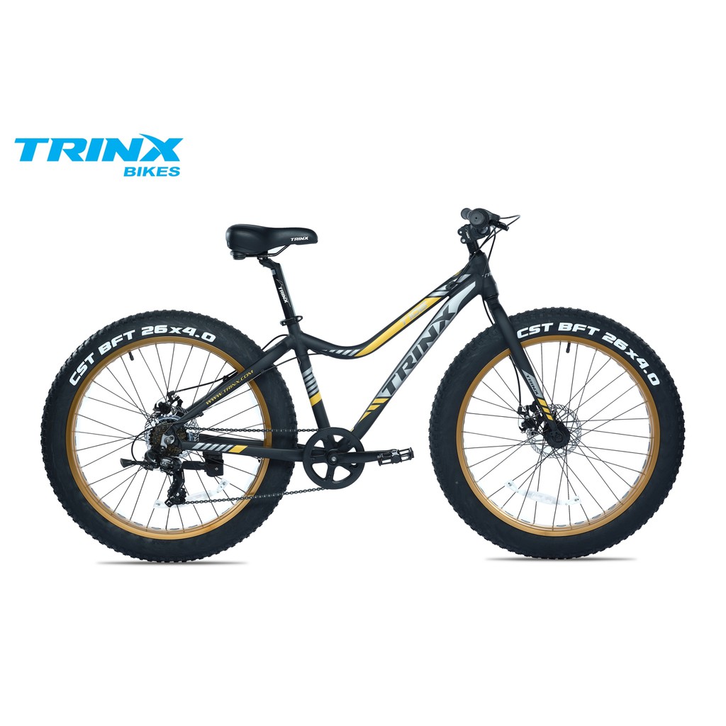 จักรยานล้อโต TRINX FATBIKE T106 7 สปีด เฟรมอลู วงล้อ 26 นิ้ว 2021 - km8bicycle - ThaiPick