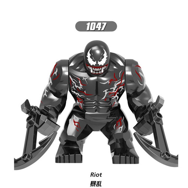 ฟิกเกอร์ เลโก้XH1047 Lego Compatible Venom Riot Big Blocks Bricks ...