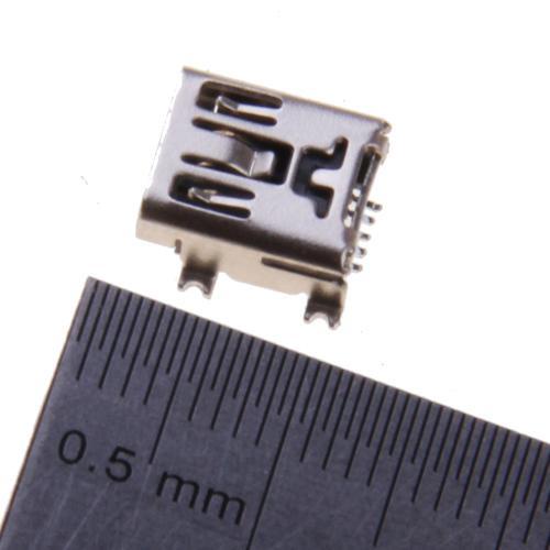 7X 10x 5-Pin Female Mini USB Socket Connector - perfk1.th - ThaiPick