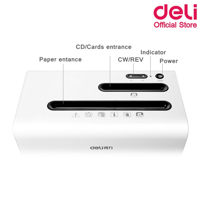 Deli 9911 เครื่องทำลายเอกสารแผ่นซีดีบัตรเครดิต ขนาดใหญ่เหมาะสำหรับ ...