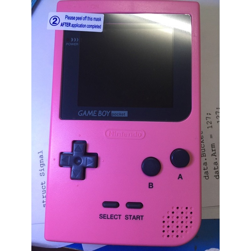 GAMEBOY pocket สีชมพู จอ ips - wanasak.laosin - ThaiPick