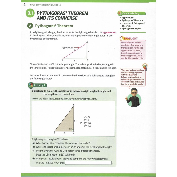 New Discovering Mathematics Textbook 2B (For Secondary 2 Grade 8 Year 8 ...