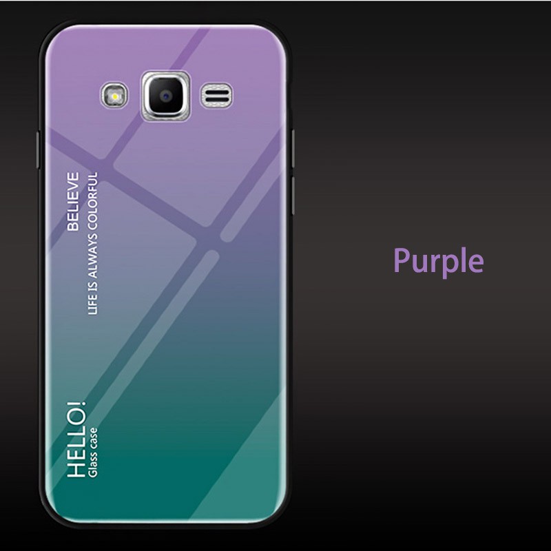 Samsung Galaxy J7 Core J7 Nxt J7 2015 J700F Case Gradient Tempered ...