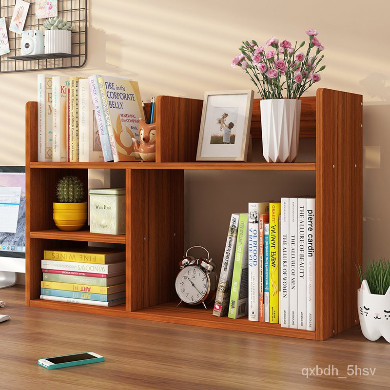 Creative Table Bookshelf Computer Desk Small Bookcase Shelf Simple PazS ...