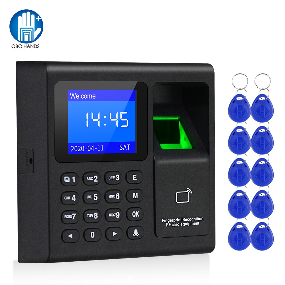 RFID Fingerprint Access Control Keypad Biometrics System Password Card ...