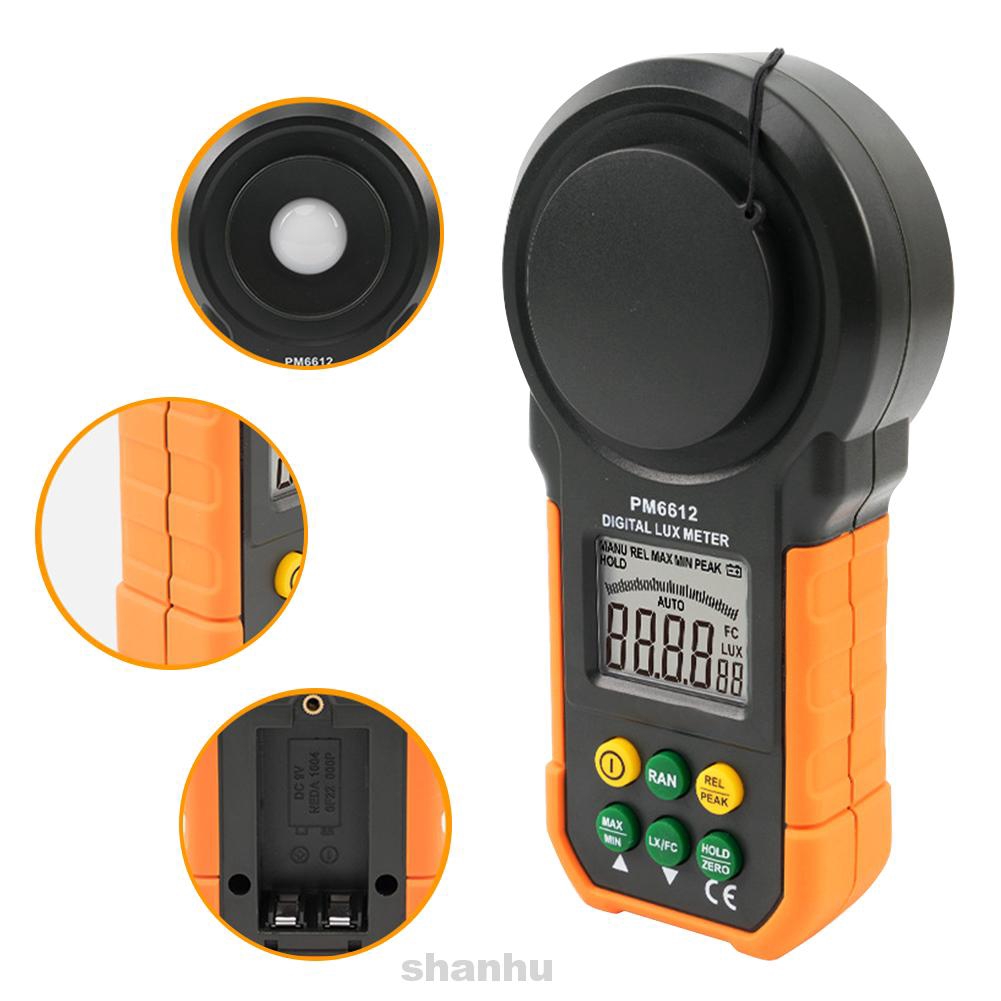 LCD Display Handheld Portable High Precision Large Screen Light Tester ...