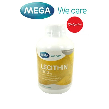 Mega we care Lecithin 1200mg ขวด 200 แค็ปซูล 83395 - yodyadee - ThaiPick