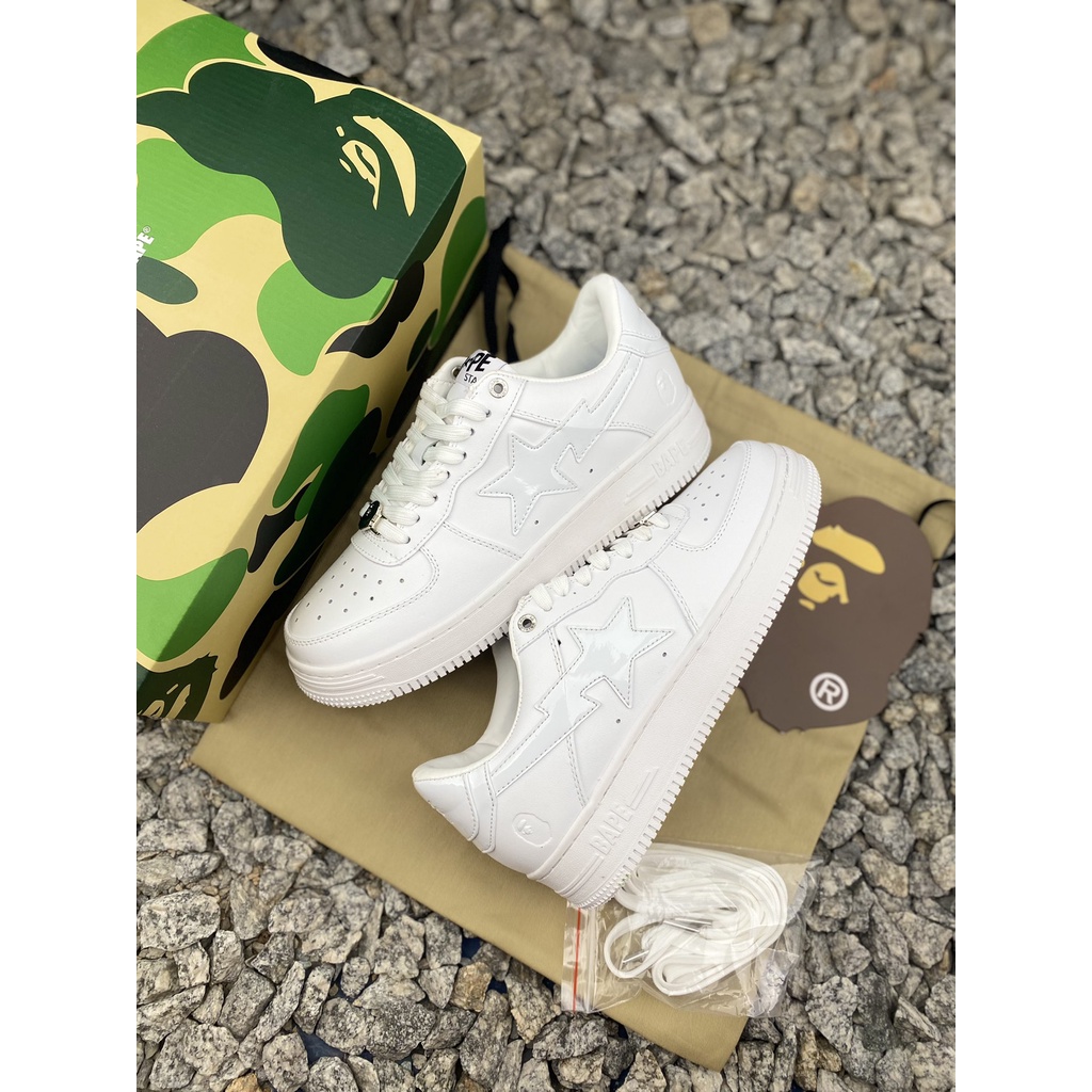 รองเท้าผ้าใบลําลอง รุ่น Bape x Air Force 1 Sta Low Air Force One Low ...