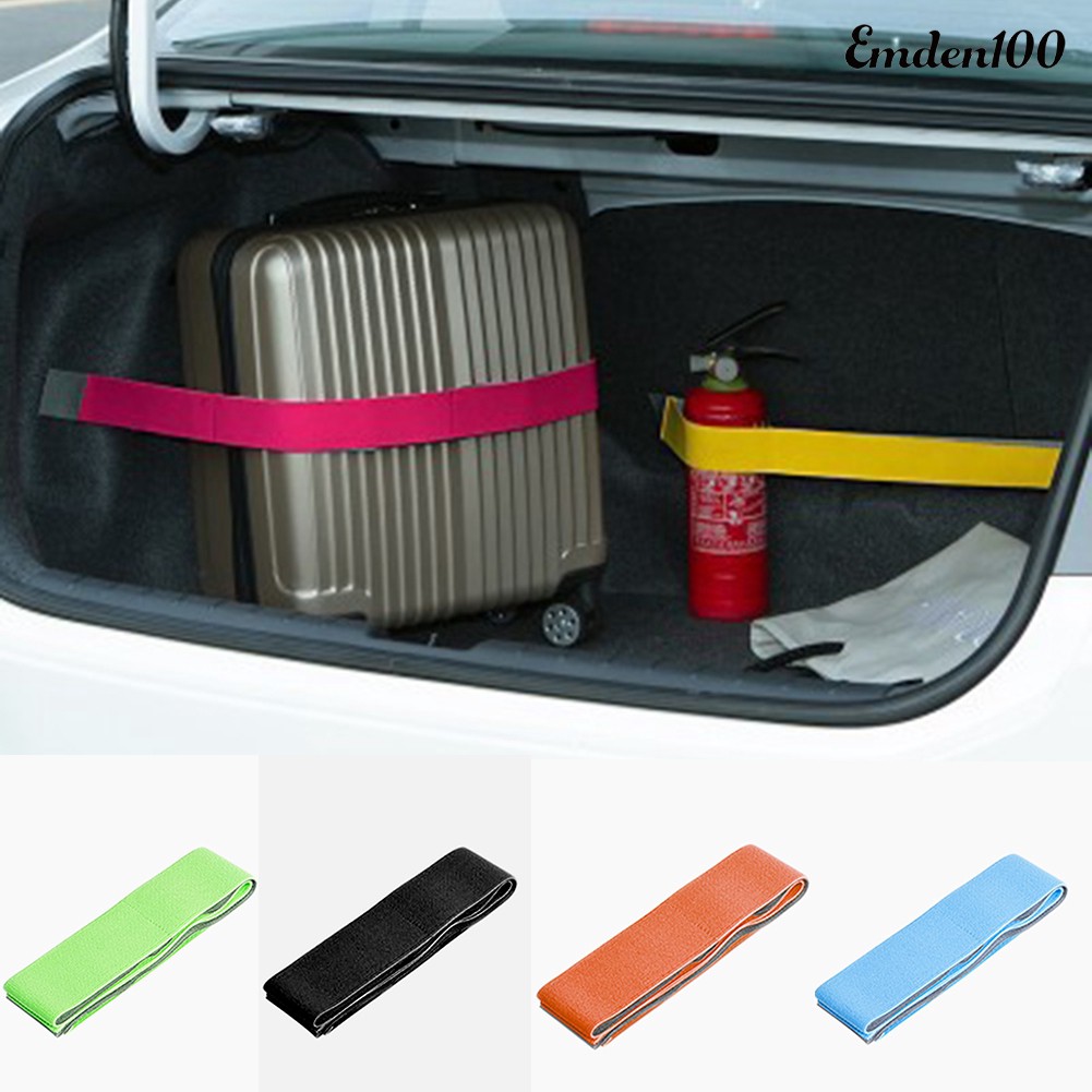 Car Trunk Storage Device Hook and Loop Fixed Straps Solid Color Magic ...