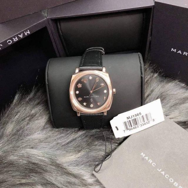 Marc Jacobs MJ1565 Ladies Mandy Black Original Watch - tappy_watch ...