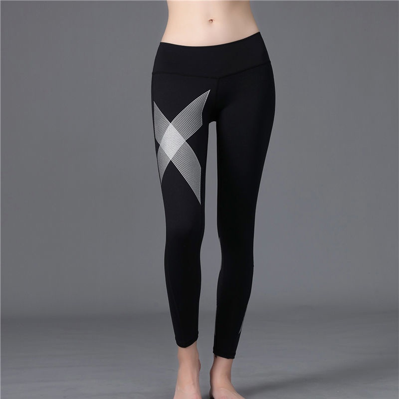 【cod】 Yoga Pants Women Fitness Dance Running Cycling Leggings Quick