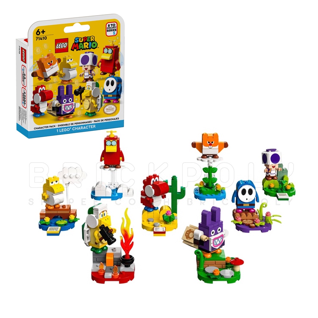 71410 LEGO Super Mario Character Packs Series 5 ครบชุด 8 ตัว (สินค้าไม่ ...