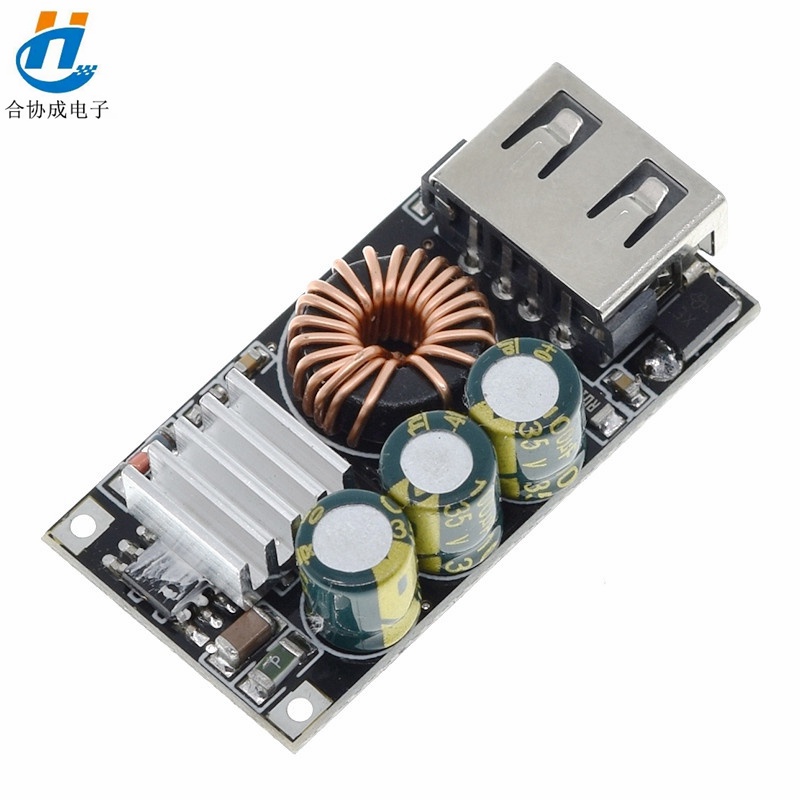 Qc3.0 โมดูลชาร์จโทรศัพท์มือถือฉุกเฉิน 5-32V 24W สําหรับ Apple Huawei MTK Samsung DIY ...