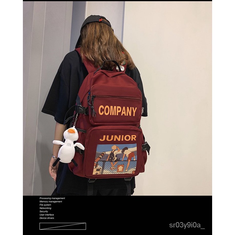 Schoolbag Male High School Student Large Capacity Middle School Student ...
