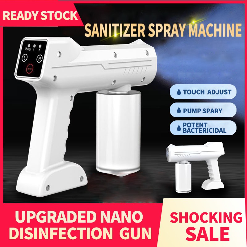 【READY STOCK】Disinfection Gun Sanitizer Spray Machine Blu-ray Handheld ...