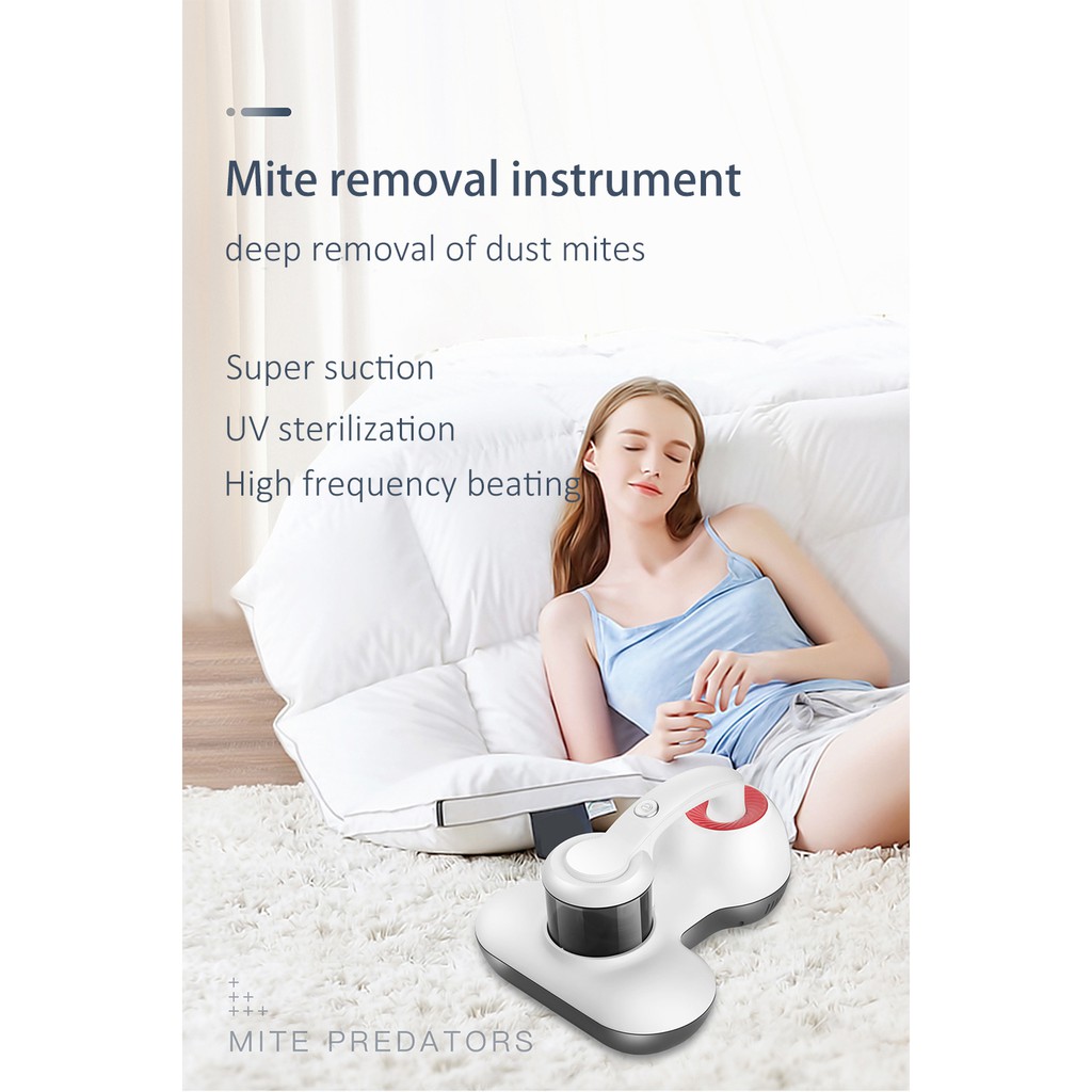 Mites Vacuum Cleaner Home Hand-held Acaricide Remover Ultraviolet Dust ...