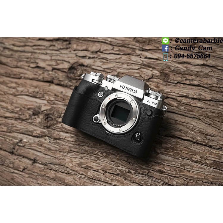 Half case เคสหนัง หนังแท้ Mr Stone Fujifilm XT3 - candy_cam - ThaiPick