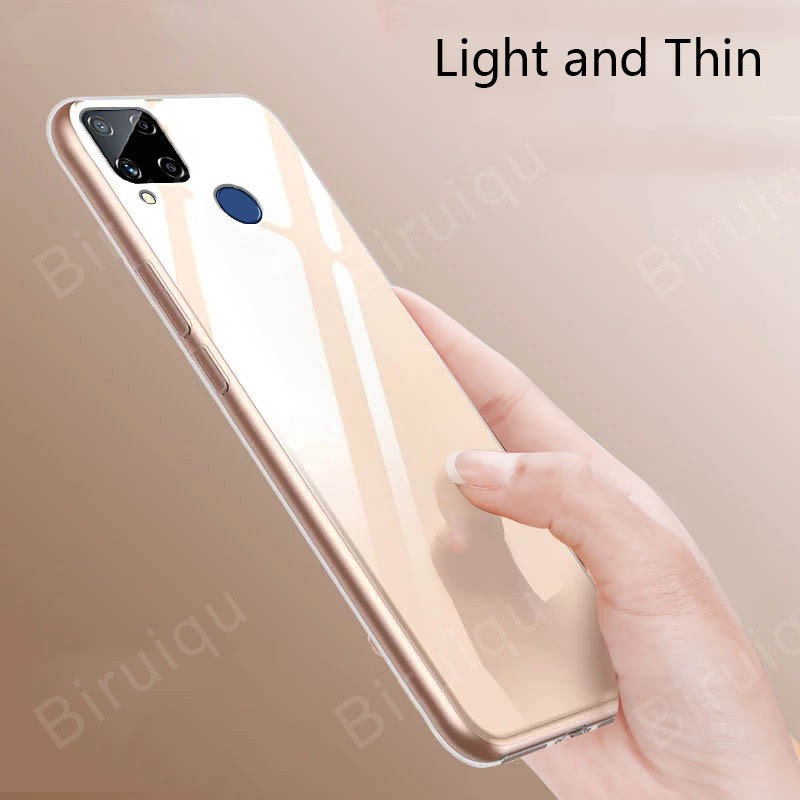 ซื้อ 2 ต้องการเพียง 98เคสโทรศัพท์มือถือ Tpu แบบใสสําหรับ Realme C15 ...