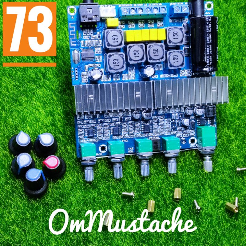 แอมป์จิ๋ว 2.1 GEMAUDIO บลูทูธ 5.0 ในตัว TPA3116 D2 ของแท้100 ไม่มีเสียง ...