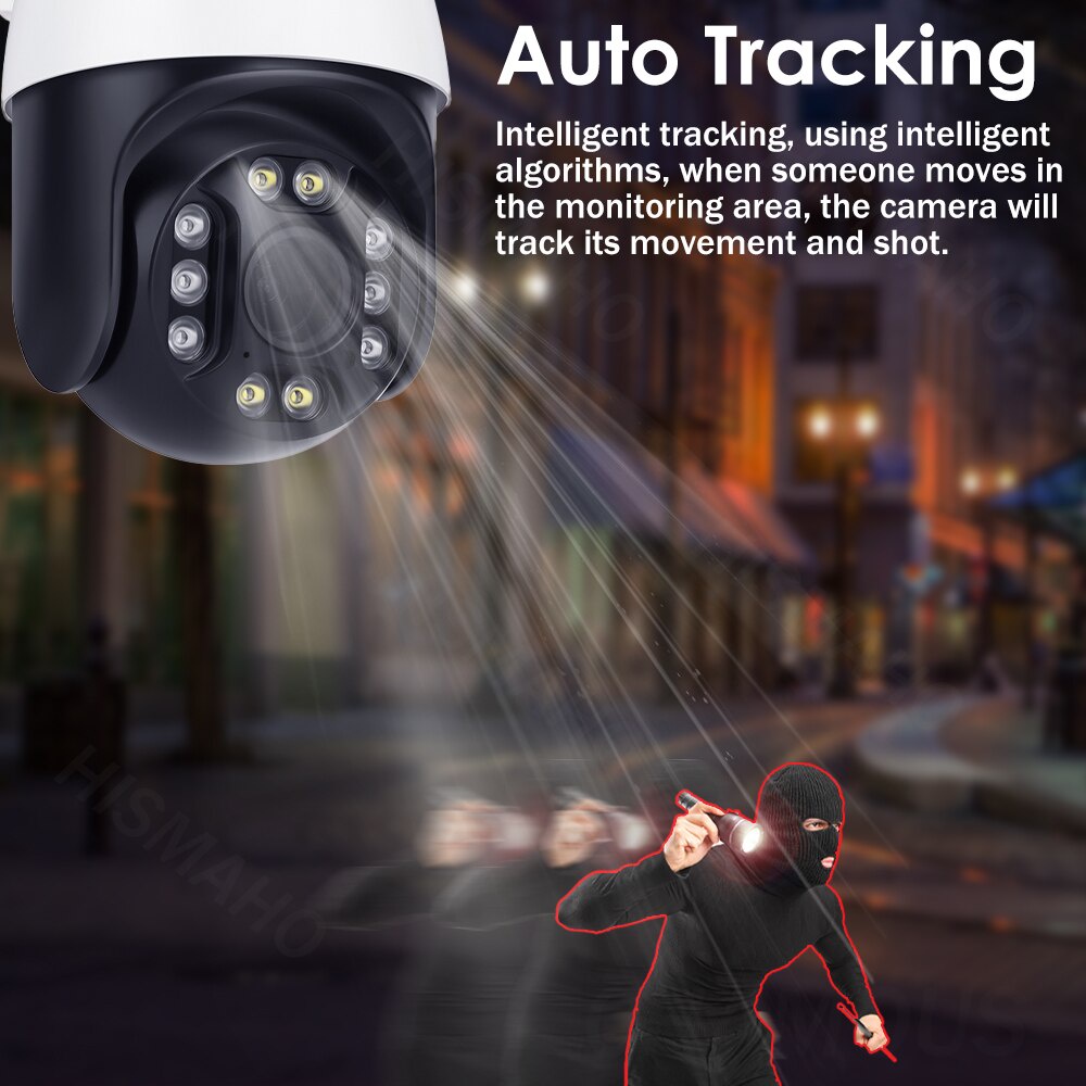 LLSEE Outdoor WiFi IP camera 5MP security surveillance camera CCTV ...