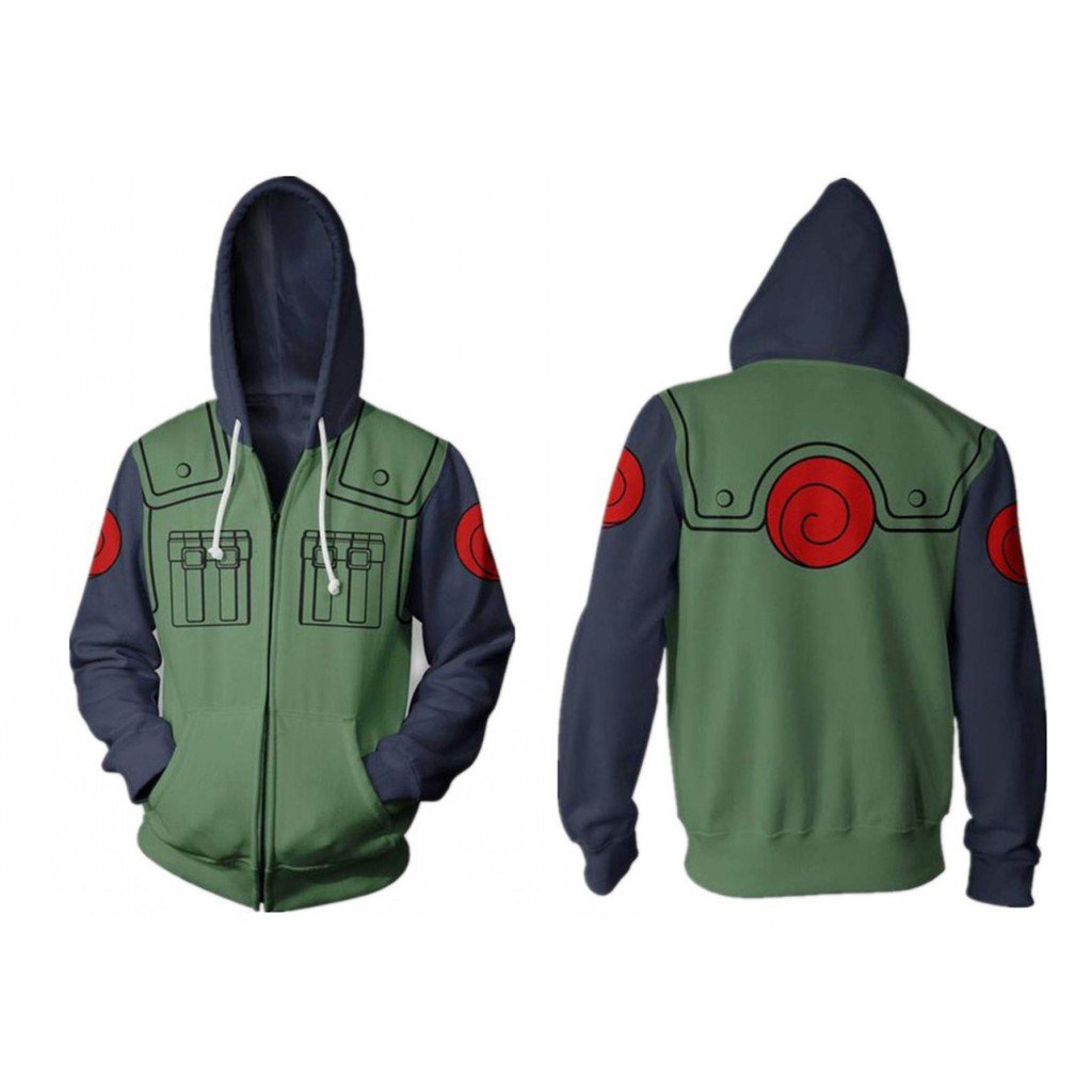 newHot Anime Naruto 3D Zip Jackets Cosplay Costumes Men Hoodies ...