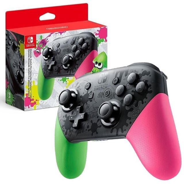 NSW NINTENDO SWITCH PRO CONTROLLER (SPLATOON 2 EDITION) (เกม Nintendo ...