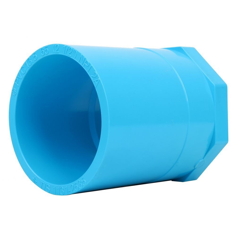 Joints FPT STRAIGHT PVC SOCKET SCG 2 1/2" BLUE Pipe fitting Water ...