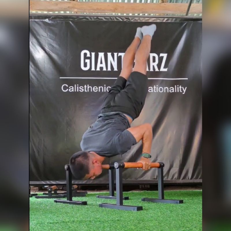 Premium Parallettes Bars บาร์ไม้ บาร์คู่ บาร์หกสูง | Shopee Thailand