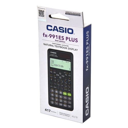 Casio fx-991ES Plus 2nd edition Non-Programmable Scientific Calculator ...
