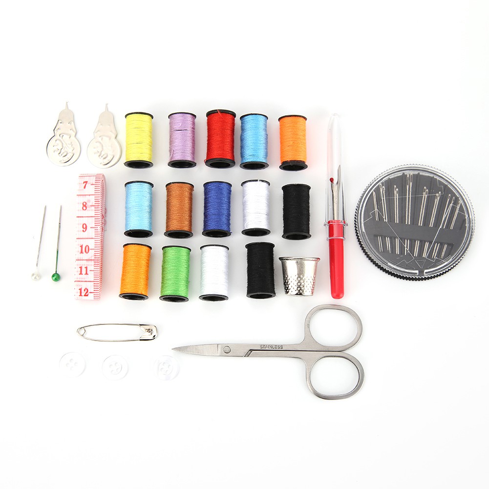 27pcs/set Portable Travel Sewing Box knitting Needles Tool Home ...