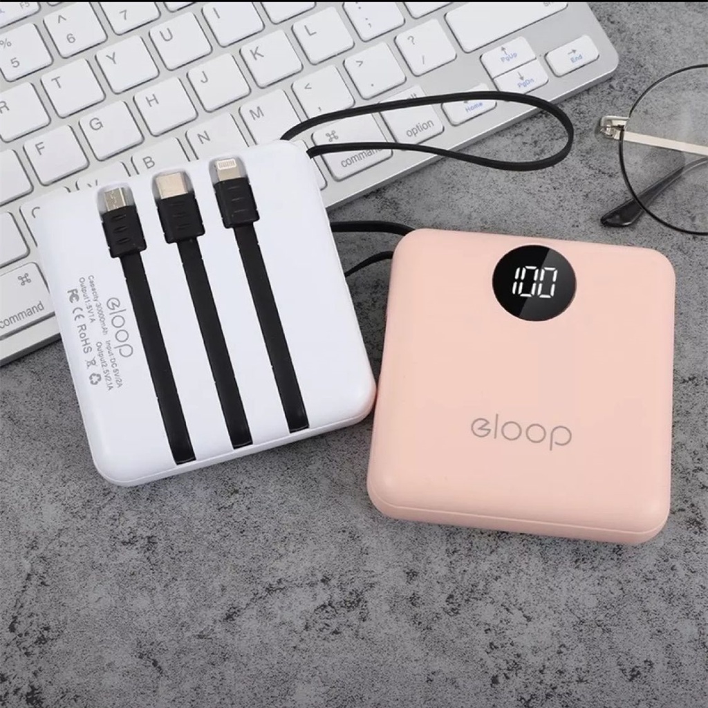 elop2022รุ่นใหม่ล่าสุดPower Bank 30000mAh ของแท้ 100 พาวเวอร์แบงค์ แบตสำรอง ความจุ 30000 mAh ...