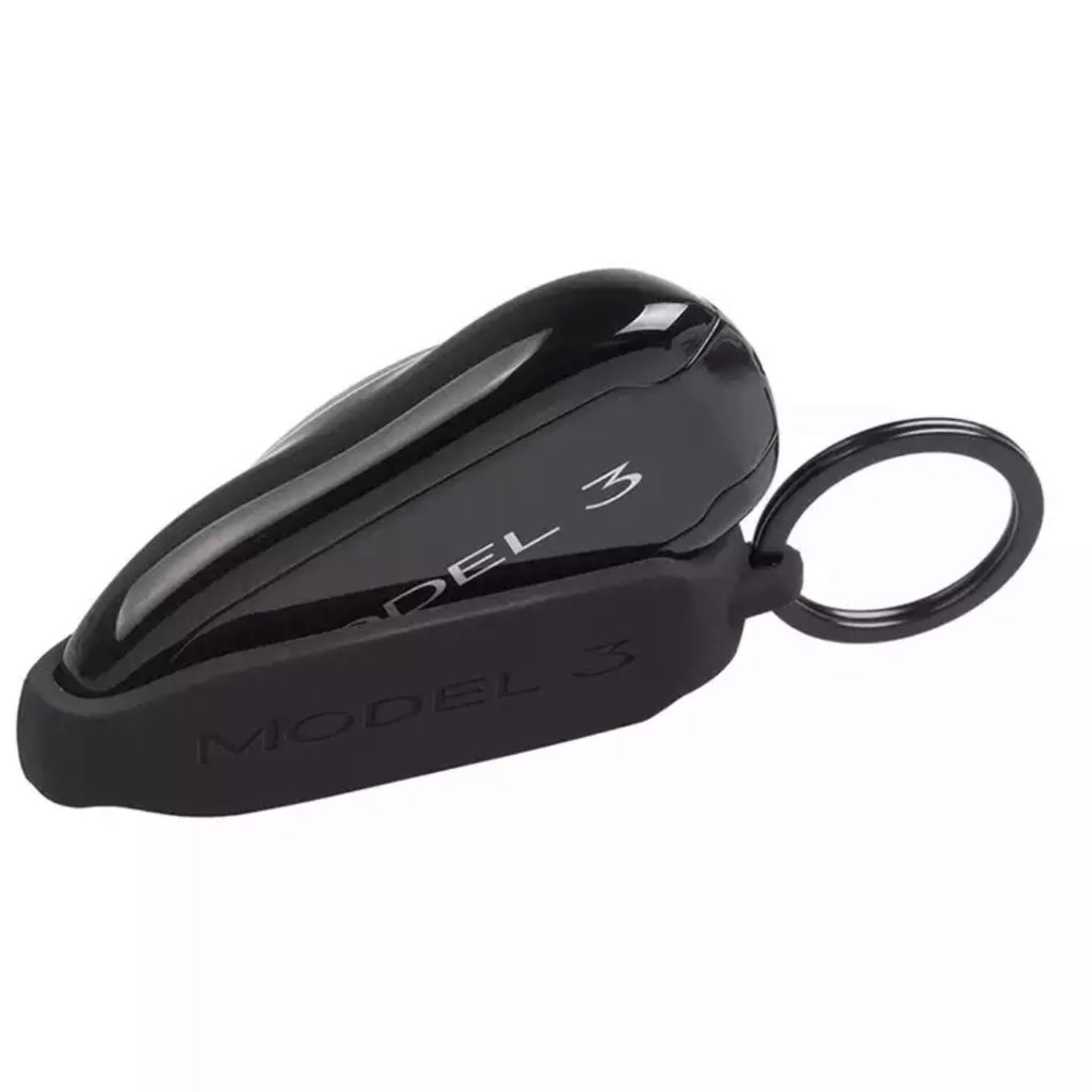 Car Key Fob Case Silicone Band Cover For Tesla Model 3 X S Y ...