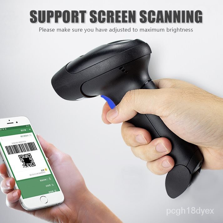 NETUM Barcode Scanner 2D Wireless QR Code Scan CCD Screen Scanning POS ...