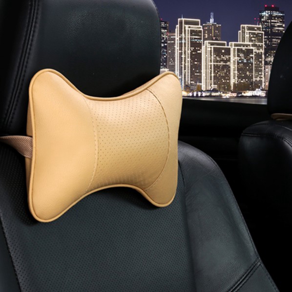 Cotton Comfortable Safety Bone Leather Car Seat Headrest - lansel.th ...