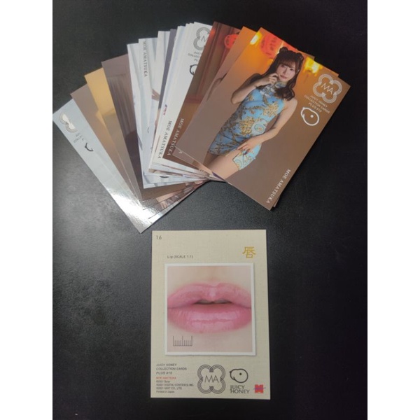 Juicy honey cards plus 10 เบสการ์ดครบ 1. moe Amatauka2. Mayuki ito3. yura kano 4. akari neo ...
