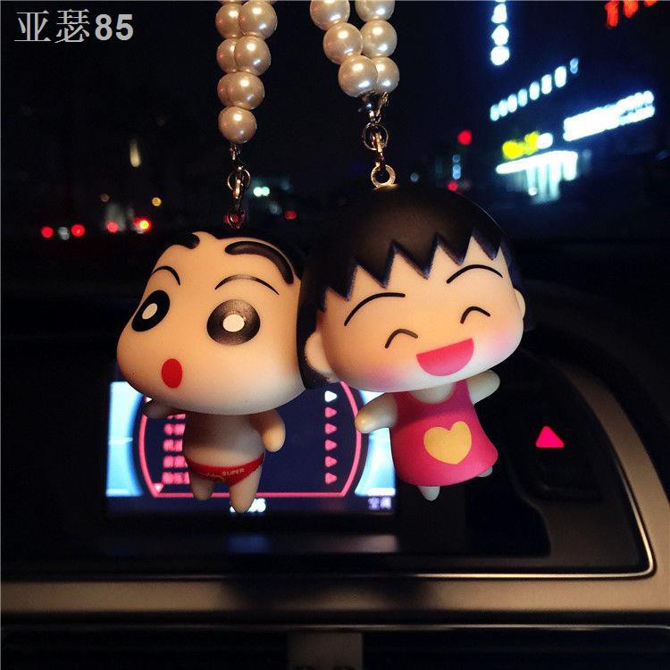 Creative Cute Maruko Crayon Shin-chan Car Rearview Mirror Pendant Car ...