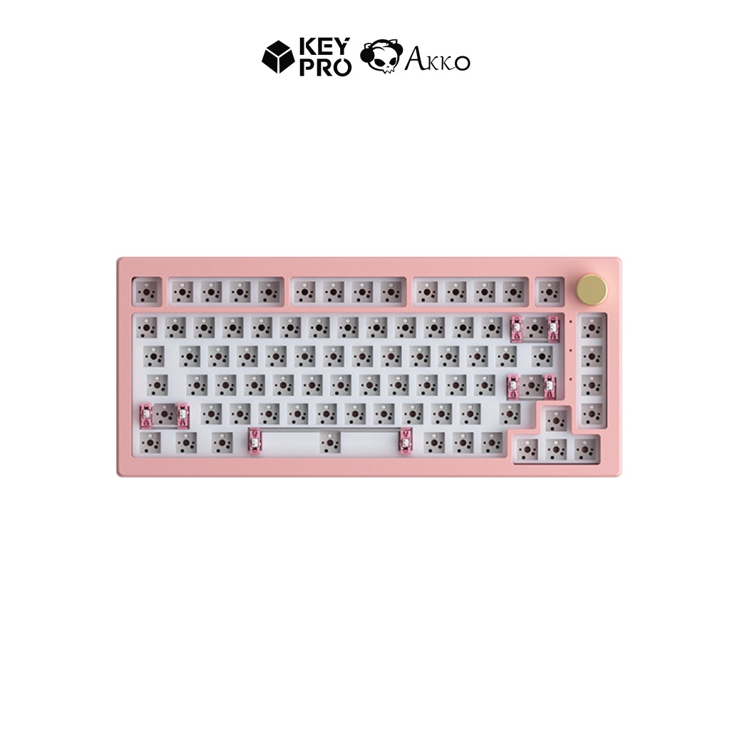 คีย์บอร์ด Akko 5075S custom keyboard 4 สี ขนาด 75 RGB Backlit 5-Pin Hotswap Mechanical Keyboard ...