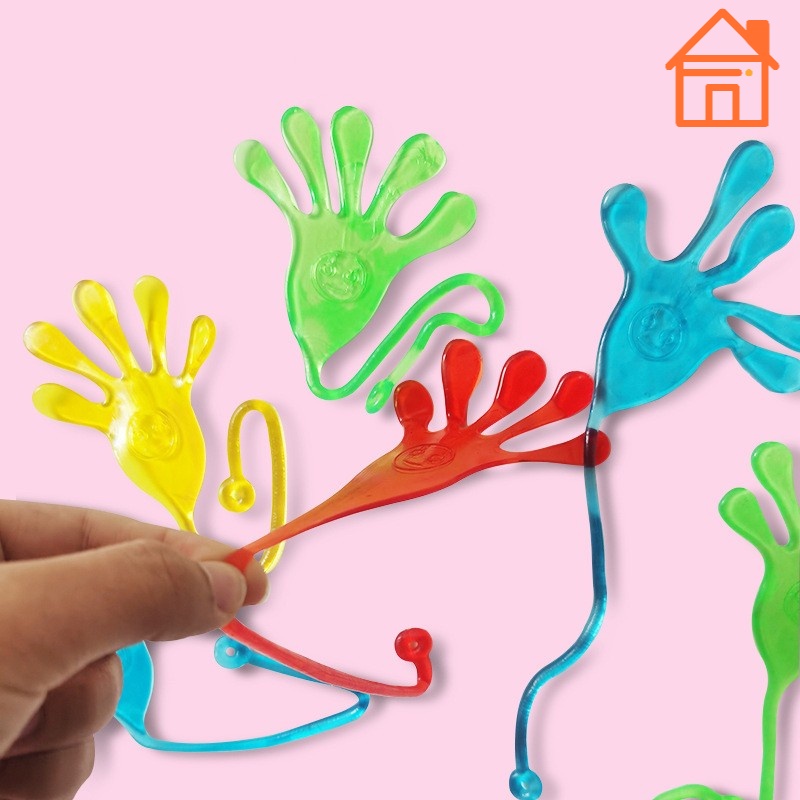Kids Funny Stretchy Palm / Wall Climbing Sticky Hand / Cute Flexible ...