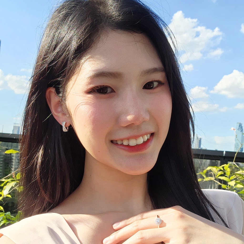 ต่างหูเงินแท้ Silver 925 - J23 - longhoo289 - ThaiPick