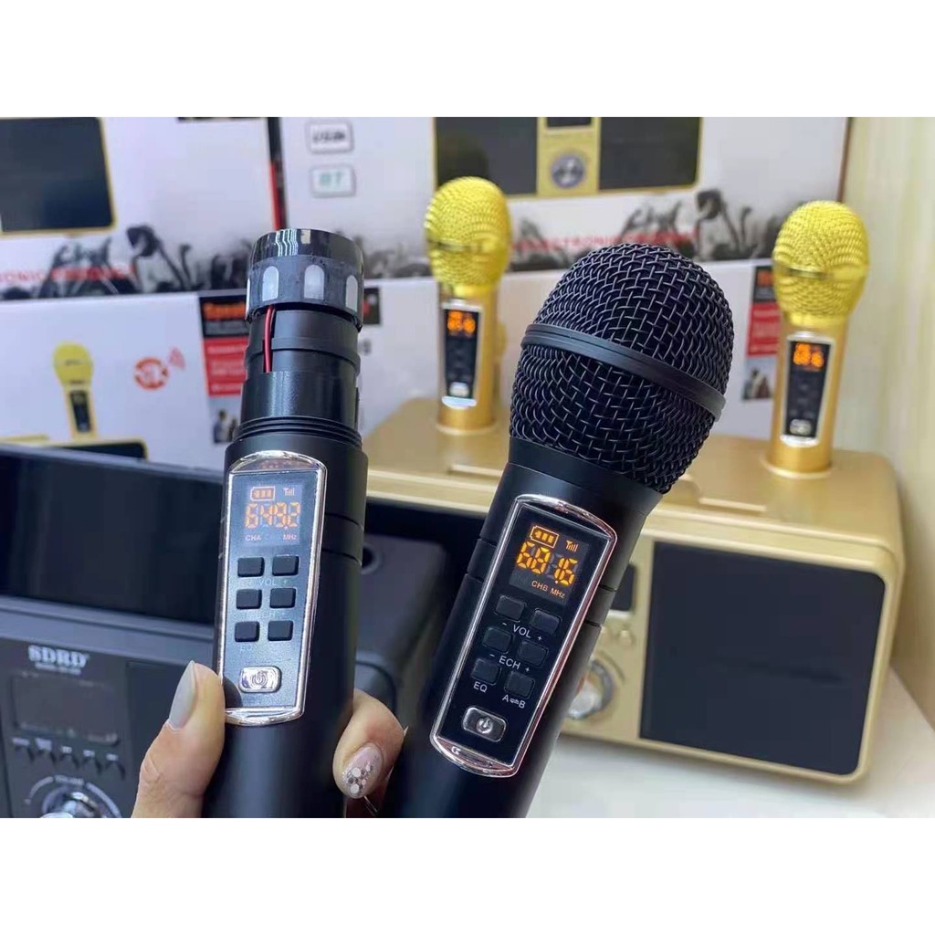 (ITC) READY STOCK SDRD SD-309 Wireless Bluetooth Dual Microphone ...